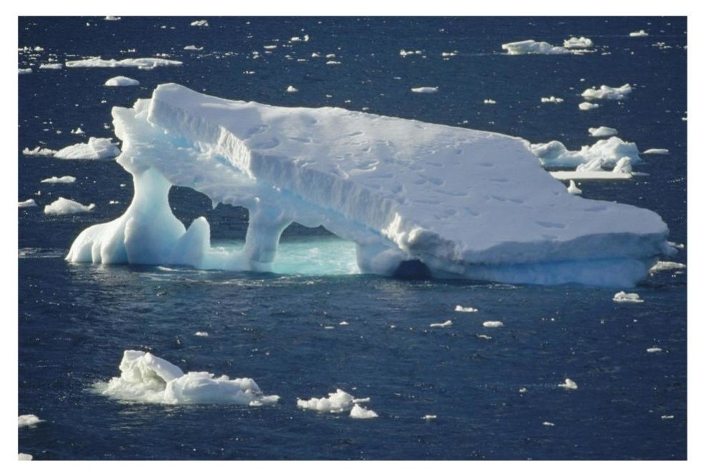 Iceberg, Gerlache Strait, Antarctica Peninsula, Antarctica-Paper Art ...