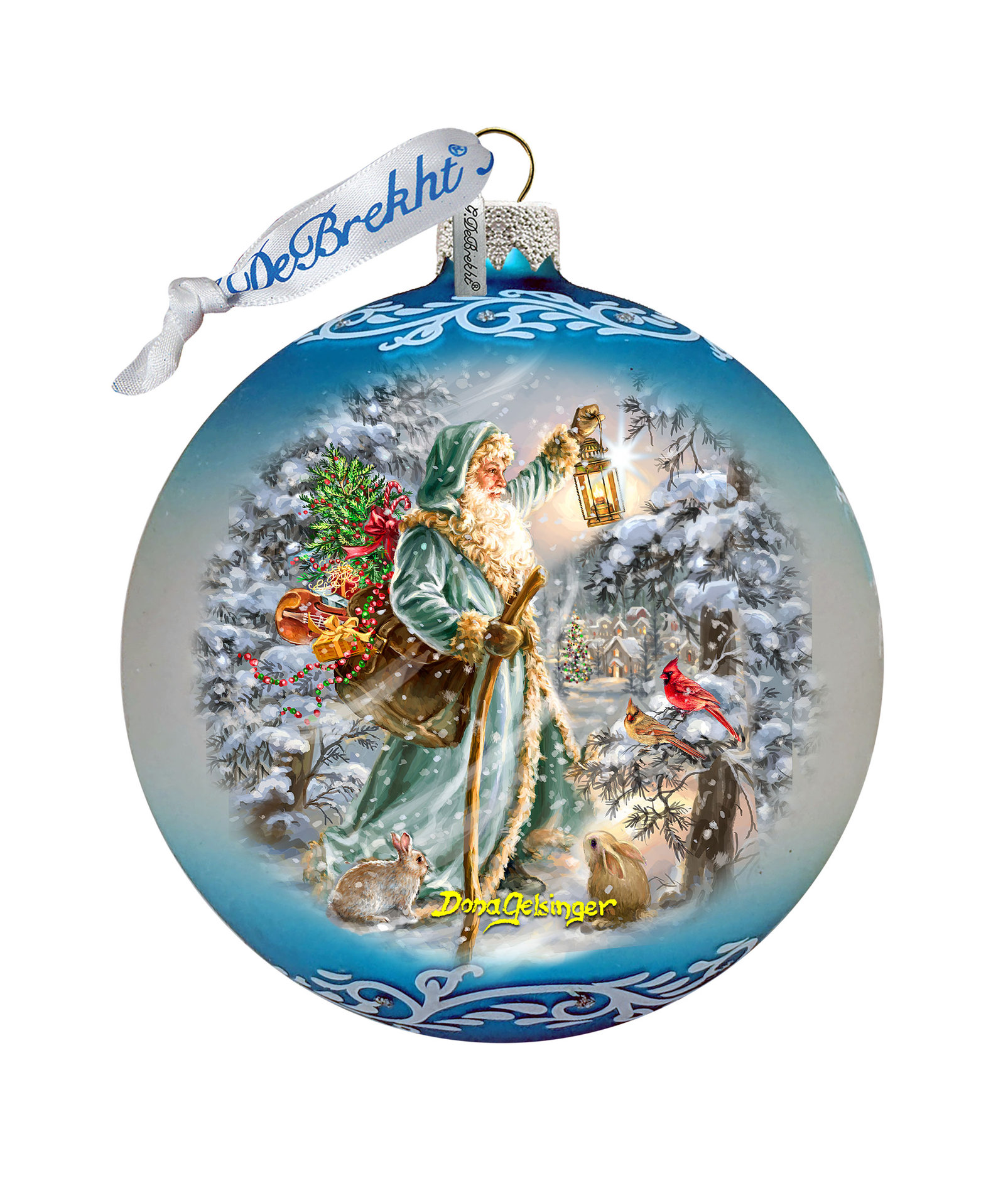 Saint Nicholas Glass Ornament Limited Edition - Traditional - Christmas ...