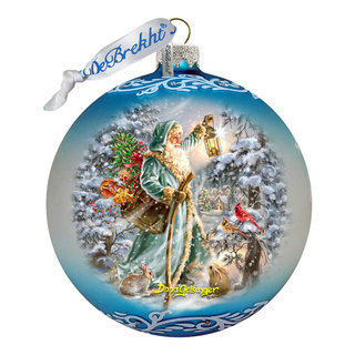 Saint Nicholas Glass Ornament Limited Edition - Traditional - Christmas ...