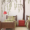Leafy Weeping Willow Tree Decal, Standard - Contemporary - Wall Decals ...