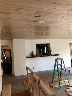 ash, pine, basswood or poplar for ceiling
