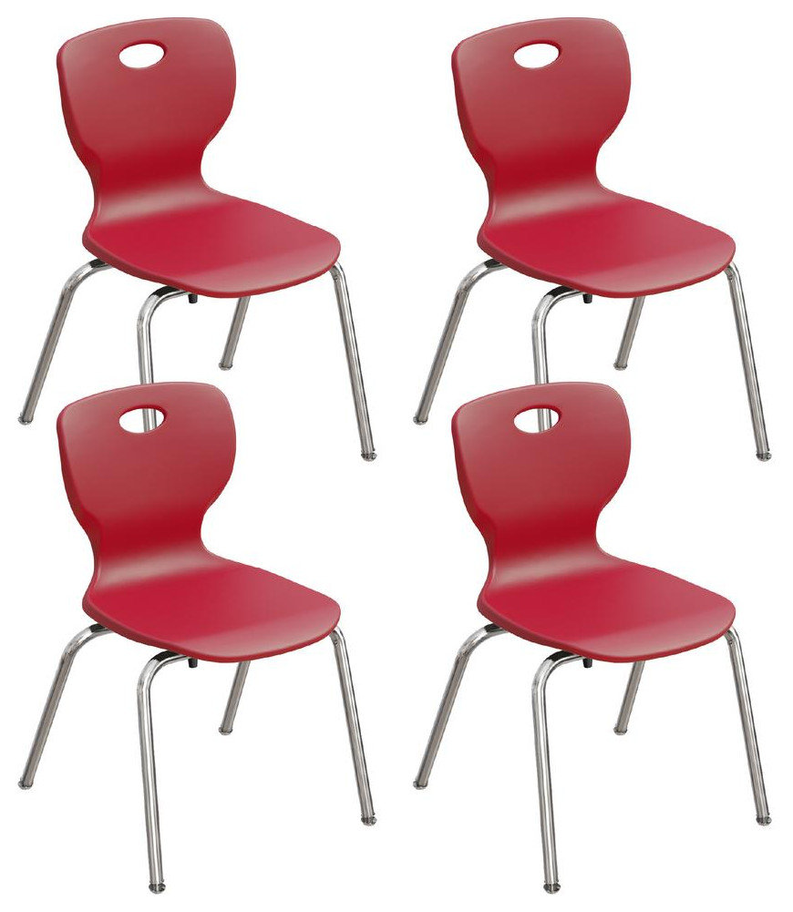 Classic 14 Stacking Student Chair (4Pc) - Contemporary - Office Chairs ...