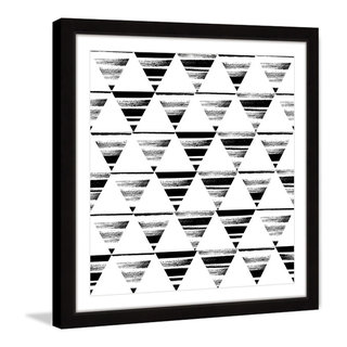 "Triangle Checkerboard" Framed Art Print, 12x12 - Contemporary - Prints ...