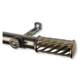 Grip Curtain Rod, 66-120" - Transitional - Curtain Rods - by Rod Desyne ...