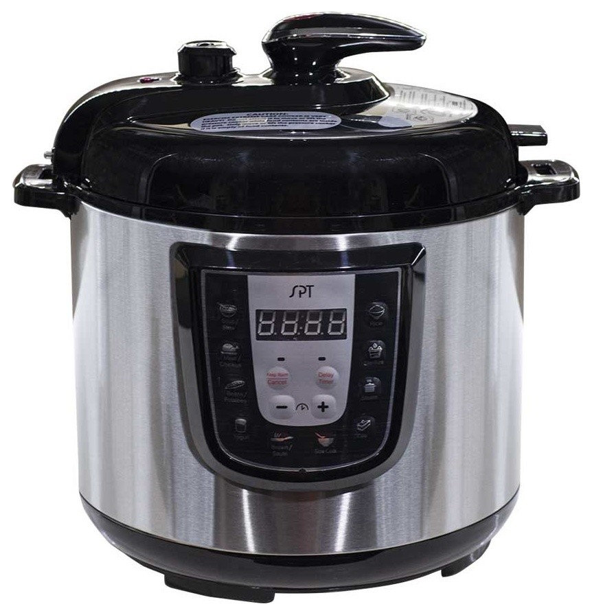 6-Qt Digital Stainless Steel Electric Pressure Cooker - Contemporary ...