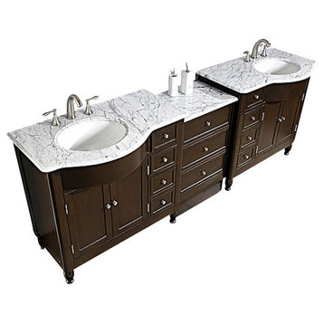 The 15 Best 96-Inch Bathroom Vanities | Houzz