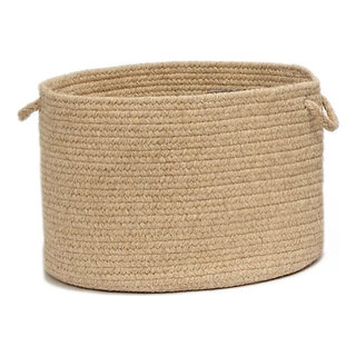 Colonial Mills Basket Shear Natural Muslin Round, 18"x18"x12 ...