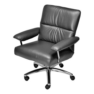 Lafer Elis Office Mid Back Recliner Chair - Modern - Home Office - San ...