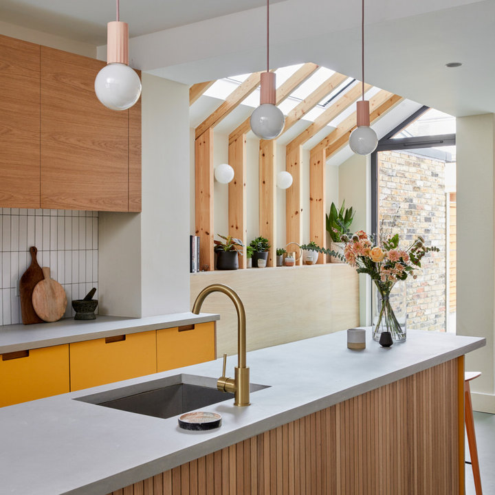 75 Beautiful Kitchen with Ceramic Splashback Ideas & Designs - June ...