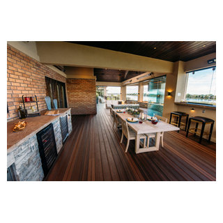 Dream Deck -- Envision Distinction Rustic Walnut composite deck ...