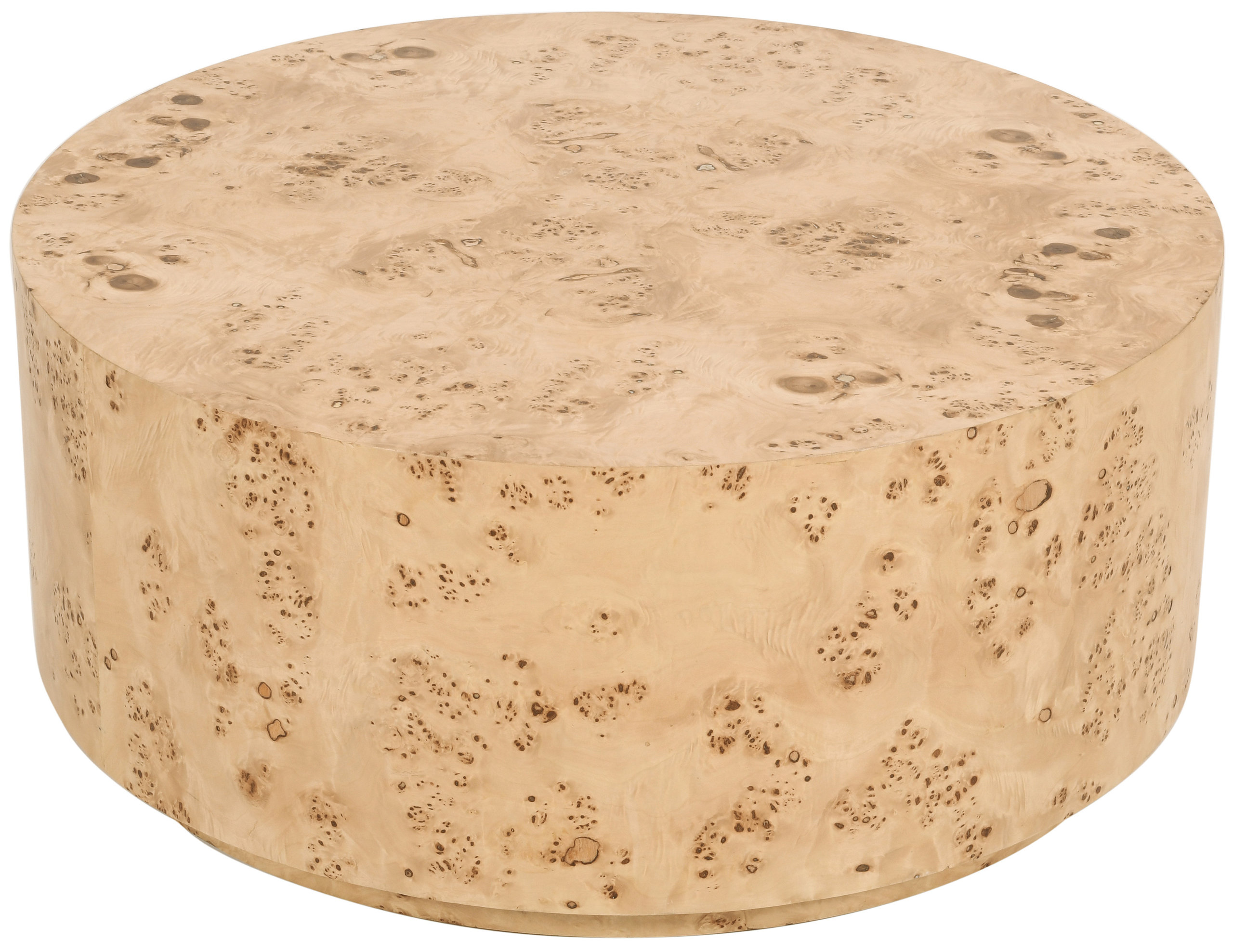 Burl Natural Ash Coffee Table - Rustic - Coffee Tables - by Meridian ...