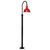 Cocoweb 8" Blackspot LED Post Light in Red With Black 8' Tall Post, 8 ...