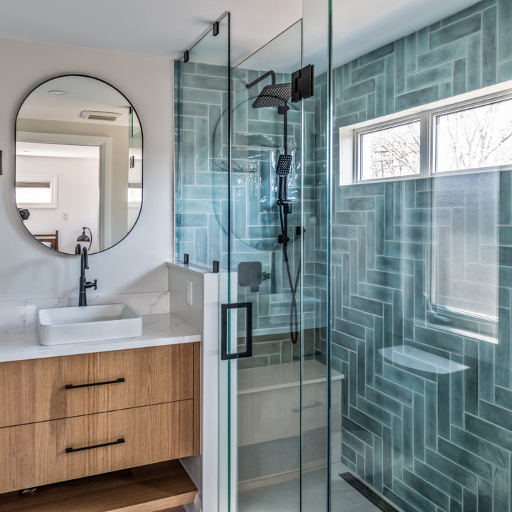 75 Beautiful Turquoise Bathroom Ideas & Designs - May 2023 | Houzz AU
