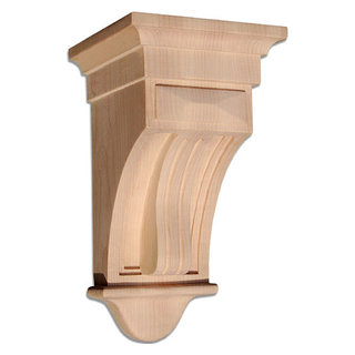 Texas Small Wood Corbel, Cherry - Traditional - Corbels - by Inviting ...