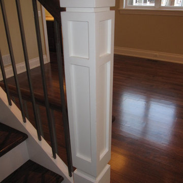 Simple Newel Post - Photos & Ideas | Houzz