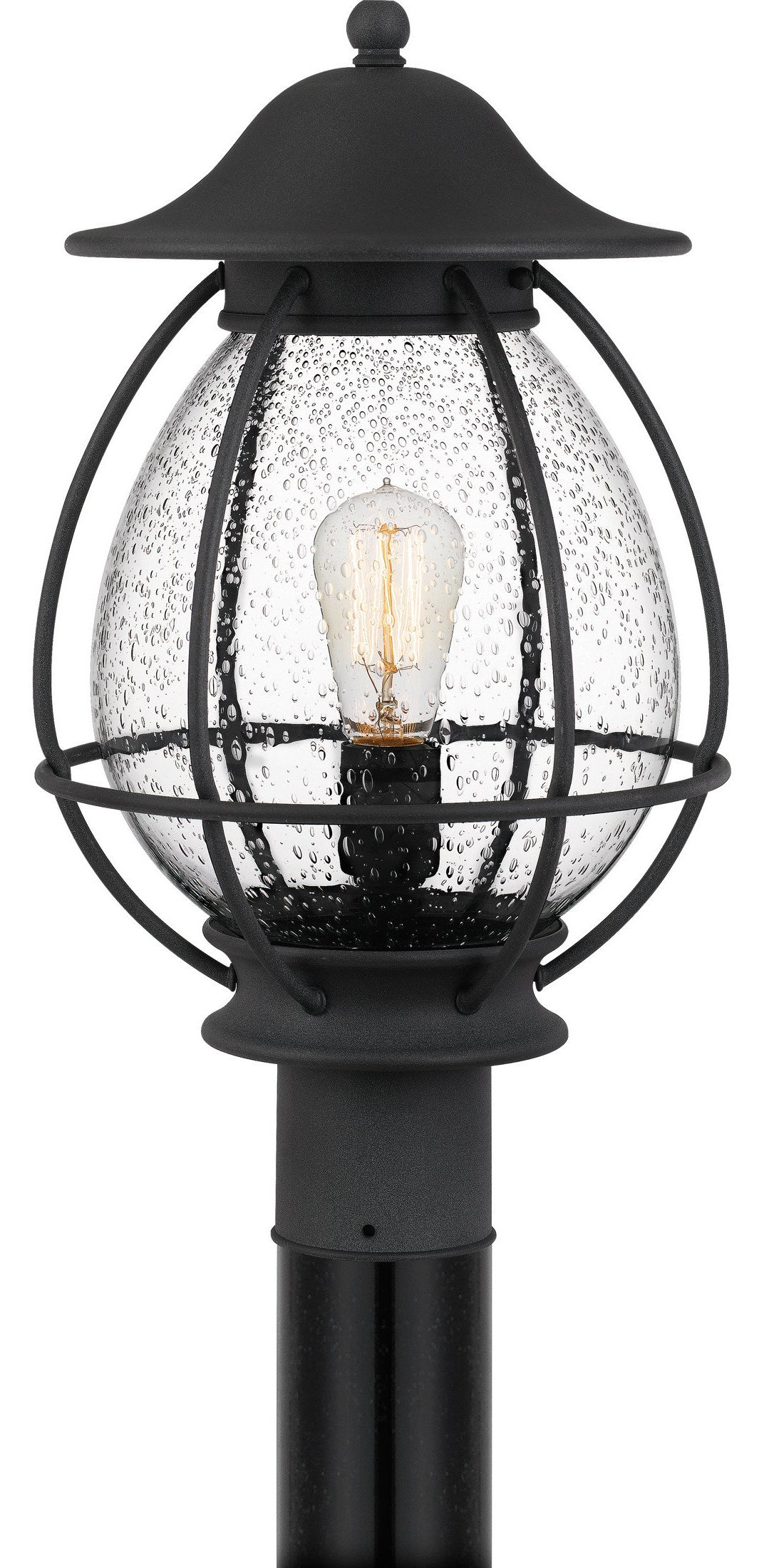Luxury Craftsman Outdoor Post/Pier Light, Black Sand, UQL1470 ...