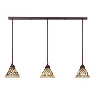 3 Light Mini Pendant - Craftsman - Pendant Lighting - by Toltec ...