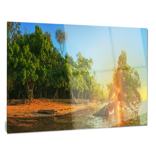 "Beautiful Thailand Tropical Beach" Metal Wall Art, 28"x12" - Beach ...