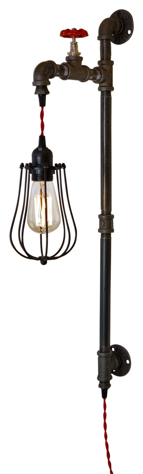 Industrial Circa Wall Mounted Display Light - Industrial - Display And ...