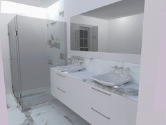 7 1/2 x 11 Bathroom Design. Smartest Layout?