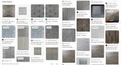 How much would stacked non-rectified uneven grout lines be noticed?