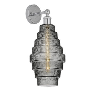 Cascade 1-Light 8" Sconce, Polished Chrome Finish - Industrial - Wall ...
