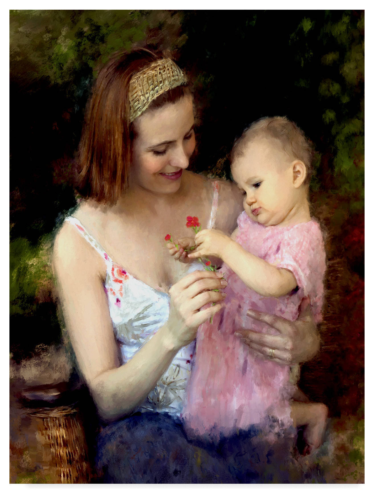 Sharon Forbes 'La Luz' Canvas Art, 47"x35" - Contemporary - Prints And ...