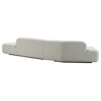 Irregular-Shaped Gray Sofa, Eichholtz Taraval - Transitional ...