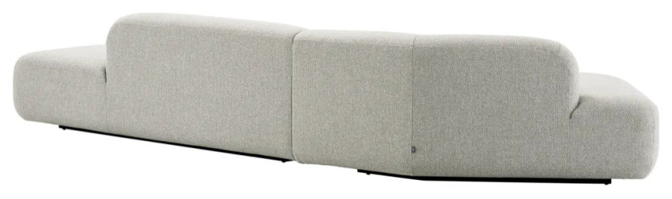 Irregular-Shaped Gray Sofa, Eichholtz Taraval - Transitional ...