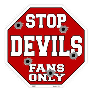 Smart Blonde Devils Fans Only Metal Novelty Octagon Stop Sign BS-278 ...