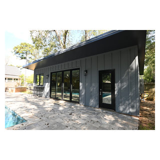 In-town Pool House - Contemporary - Atlanta - by JOMA Construction | Houzz