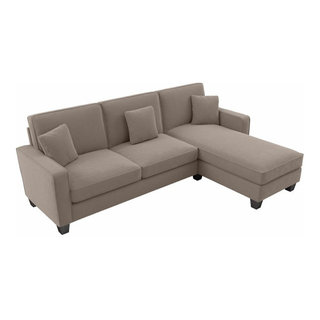 Bush Furniture Stockton 102W Sectional Couch with Reversible Chaise ...