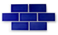 Grout color for cobalt blue tiles