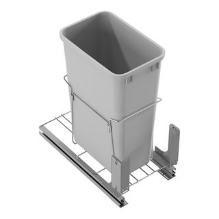 Dowell Trash Can Pull Out Set 15" Wide, 50 Liter - Contemporary - Trash ...