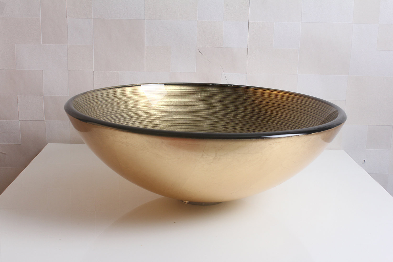 Glass Round Vessel Bathroom Sink With Faucet - Contemporary - Bathroom ...
