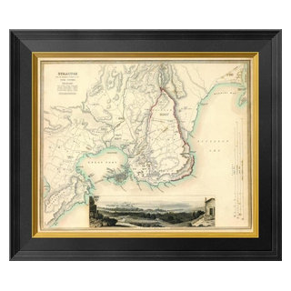 Syracuse, Italy, 1839, 20"x1.5"x17", 20"x1.5"x17" - Traditional ...