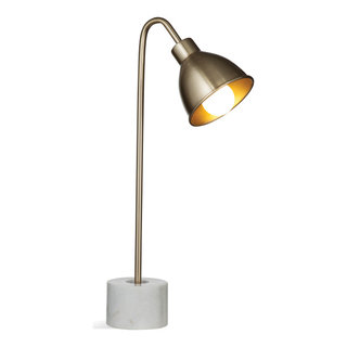 Renauld Desk Lamp - Brass - Transitional - Desk Lamps - by Bassett ...