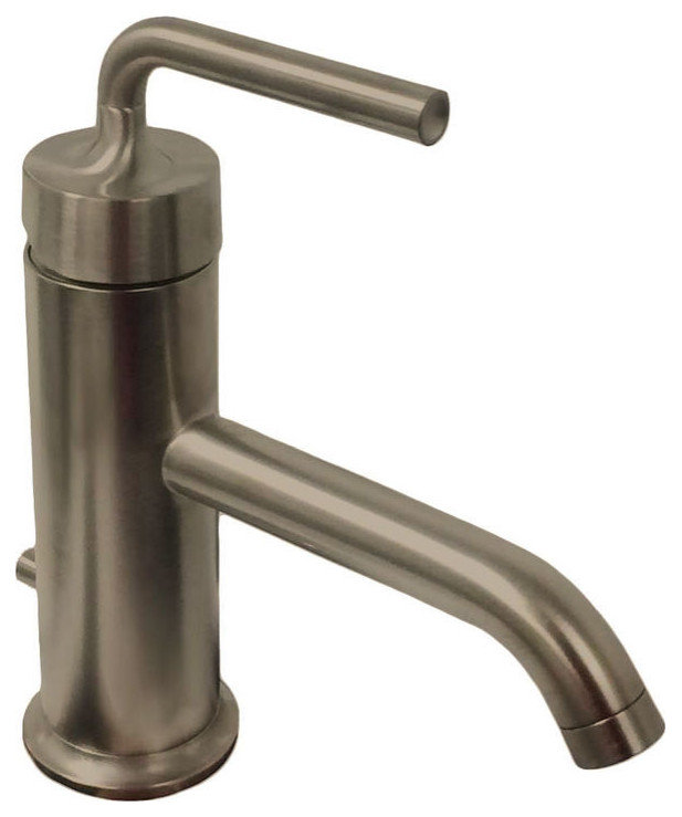 Kohler Purist Single-Handle Brushed Bronze Bathroom Sink Faucet with Metal - Transitional ...