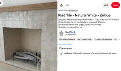 zellige tile fireplace hearth? | Houzz Forum