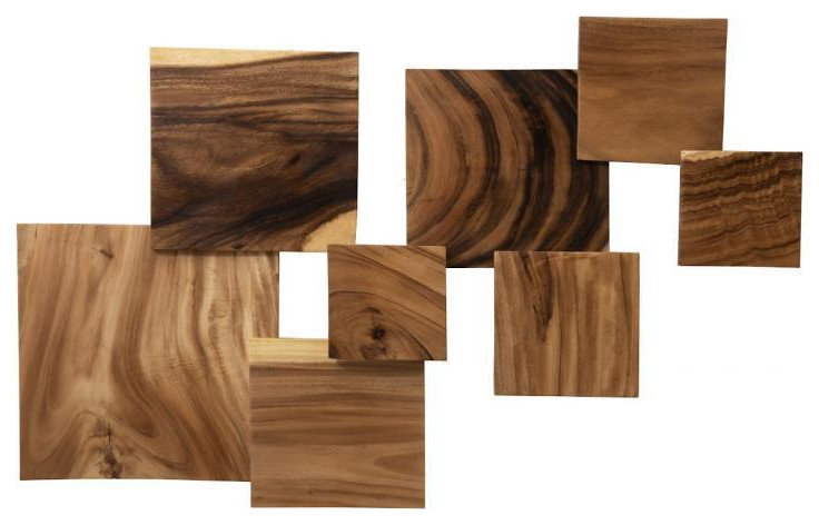 Square Standout Wall Art - Rustic - Wall Accents - by Lighting ...