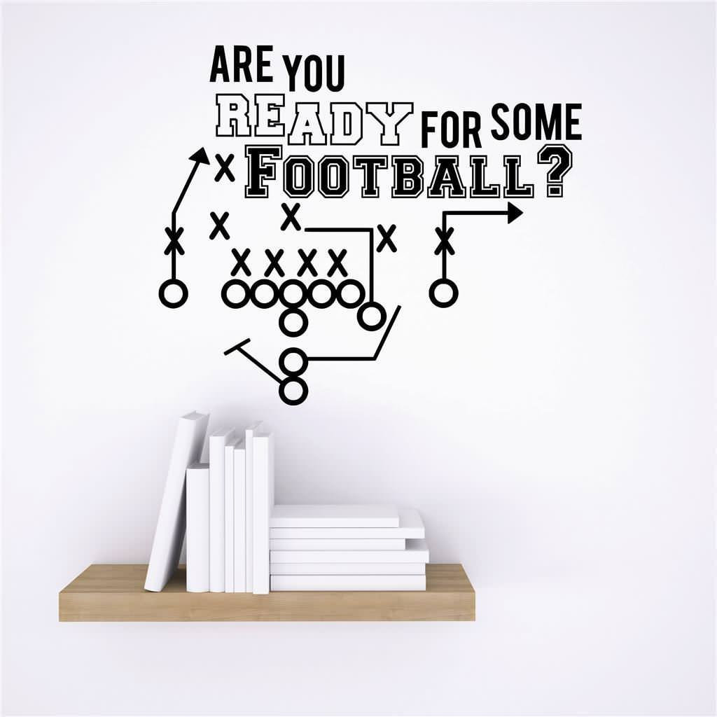 Are You Ready For Some Football? Decal, 12x18", 12X18 - Contemporary ...