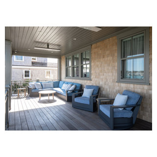 Modern Nantucket Nautical - Beach Style - Porch - New York - by Betty ...