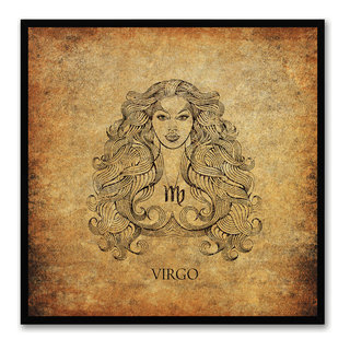 Virgo Horoscope Astrology Canvas Print, Custom Picture Frame, 15"x15 ...