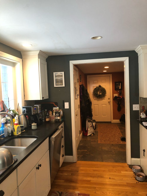 family room/ kitchen color scheme