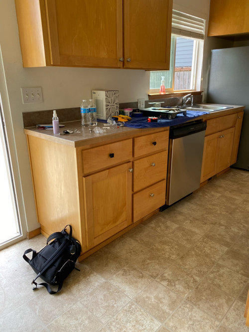 how do I refresh kitchen countertops?