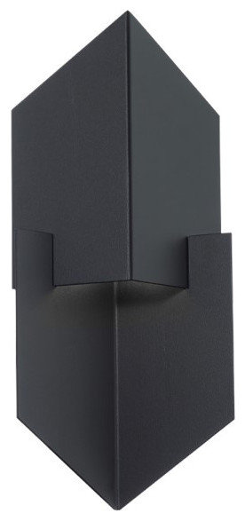 Cupid LED Outdoor Wall Sconce, Black - Transitional - Outdoor Wall ...