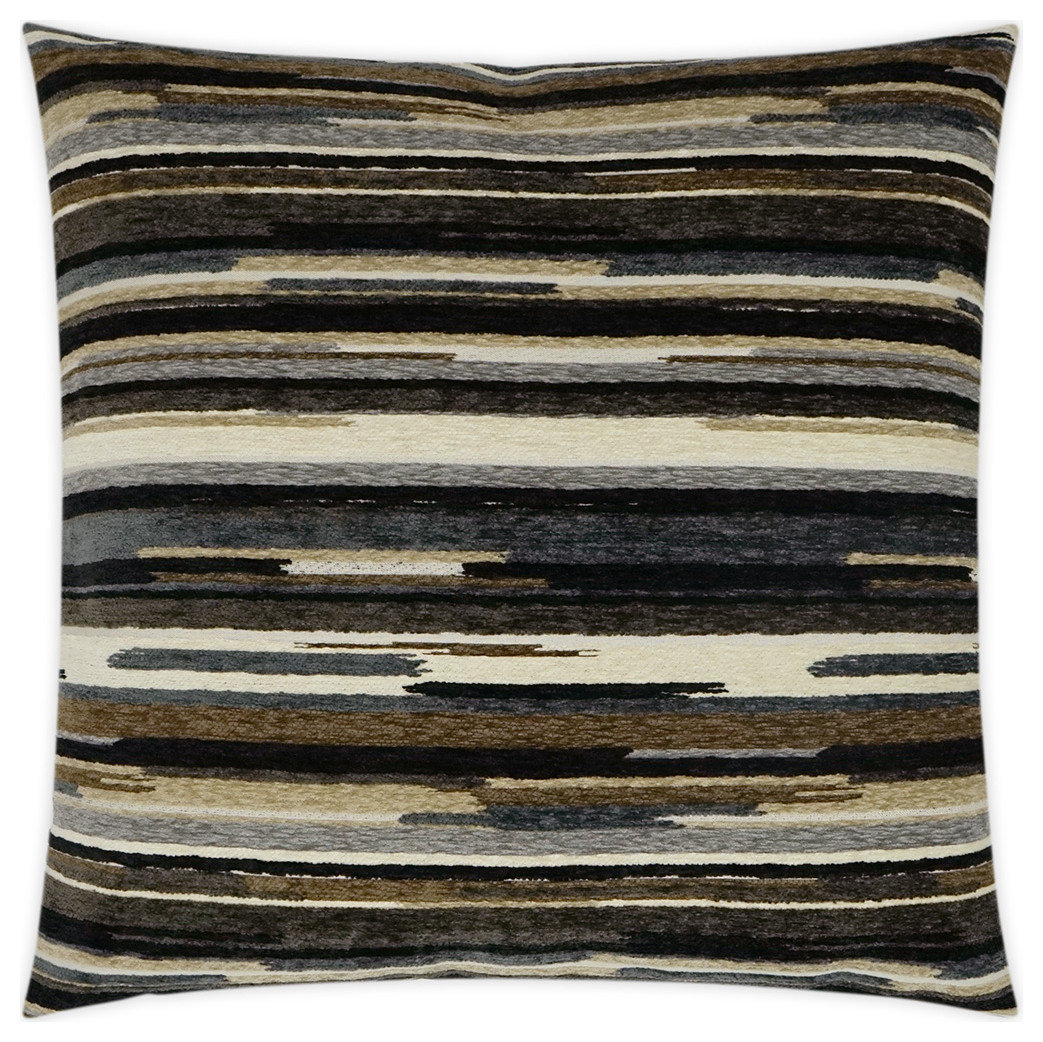 Vivid Pillow - Greystone, 24" x 24" - Contemporary - Decorative Pillows - by Sideboards and ...