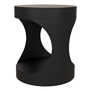 Eclipse Side Table, Matte Black, 26"H (GTAB302MTB YUU6013MU6) - Transitional - Side Tables And ...