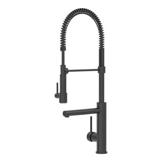 Modern Spring-Type Kitchen Faucet LK19, 3 in. W x 6 in. H x 25.8 in. L ...