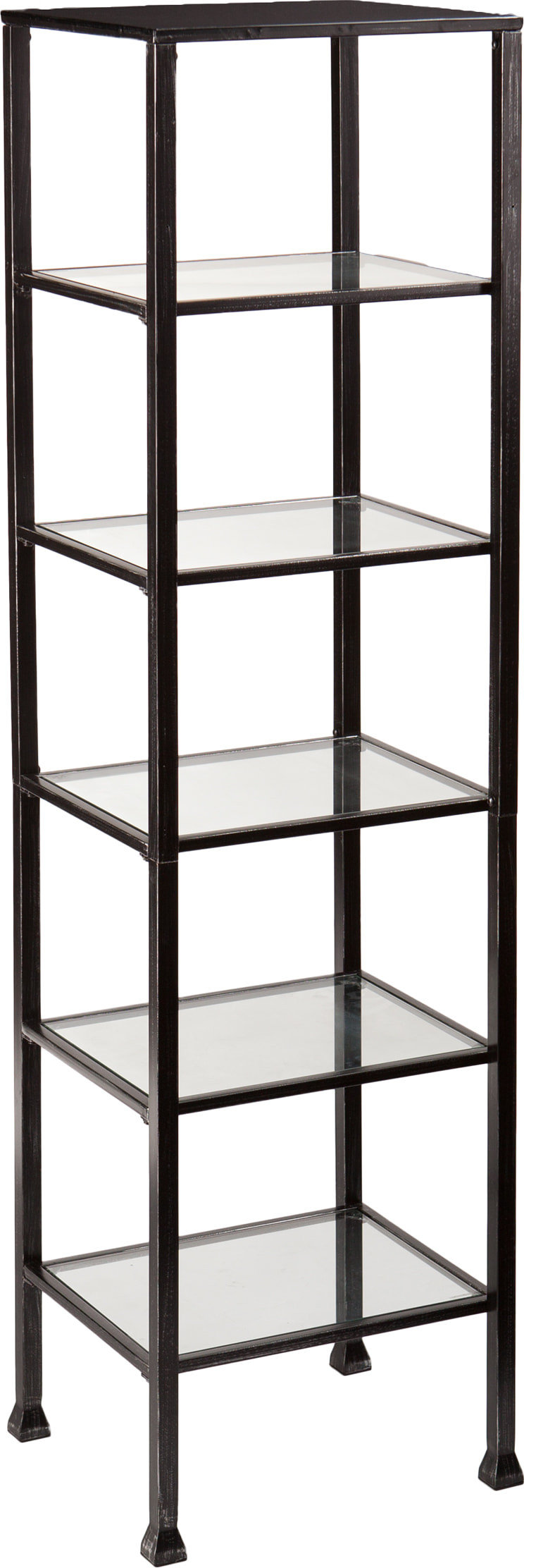 Metal Glass Tower - Transitional - Display And Wall Shelves - by ...